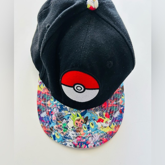 Pokemon | Accessories | Pokmon Pokeball Snapback Hat Youth Adjustable ...